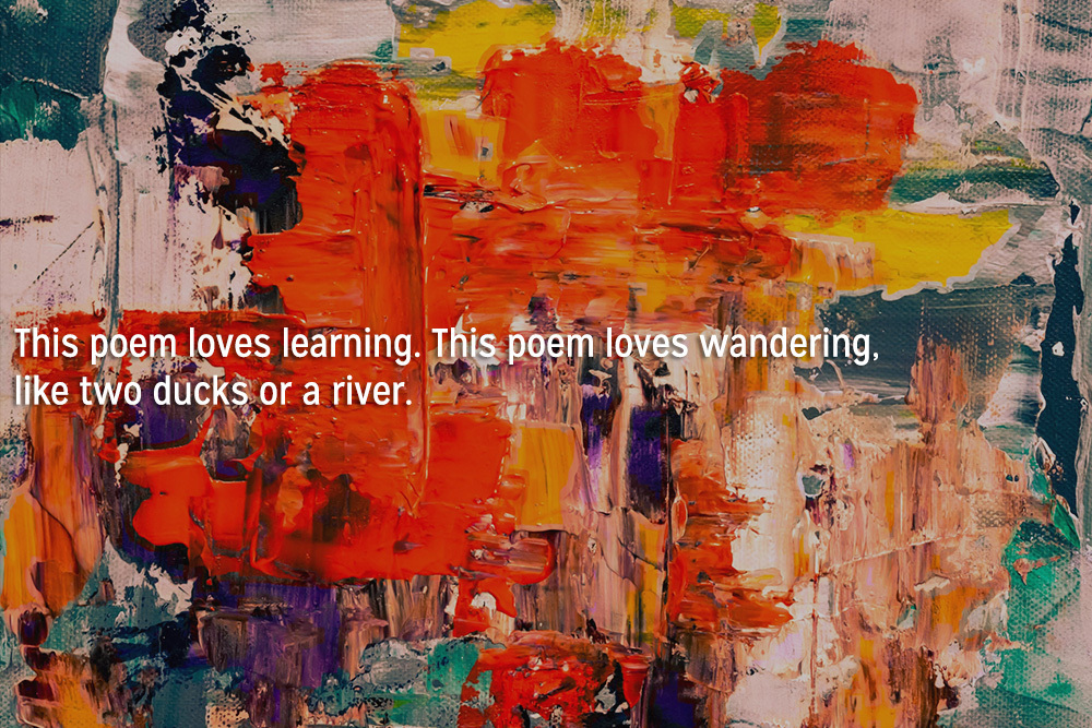 Untitled Duck Poem - Palette Poetry