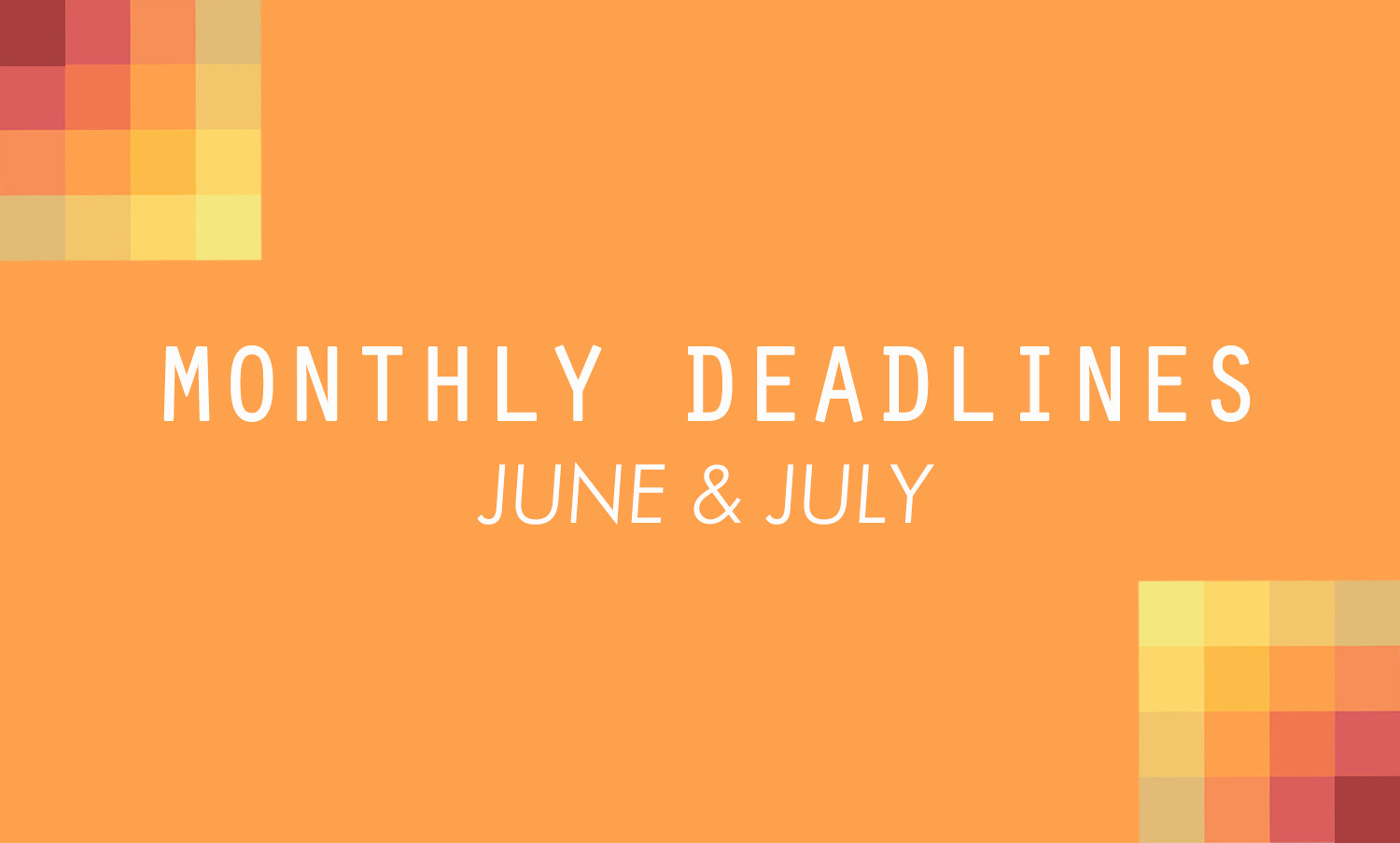 Deadlines: June & July 2026 - Palette Poetry